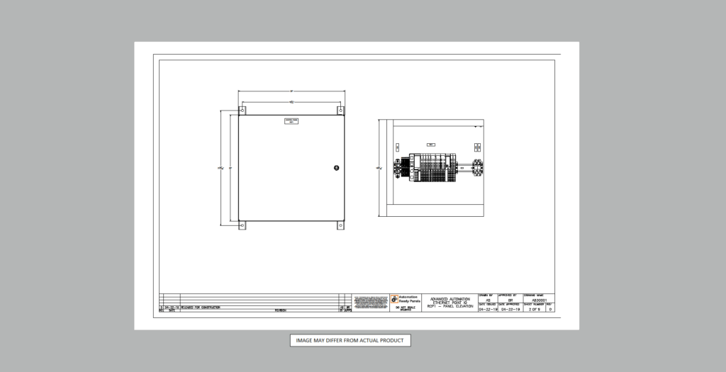 Allen-Bradley Ethernet Point IO Control Panel | Automation Ready Panels